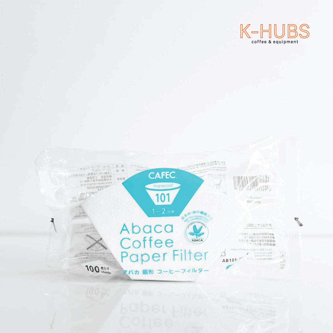 Cafec Abaca Filter Paper (TRAPEZOID) 1-2 CUPS – K-HUBS
